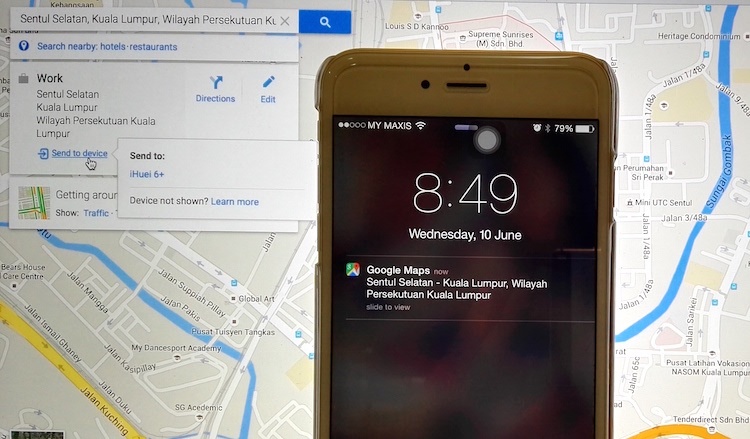 Google Maps Send Directions From Desktop To Phone Is Now Available On 