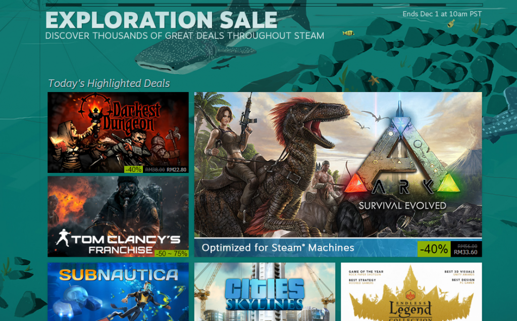 The Steam Exploration Sale Is Now Live - Lowyat.NET