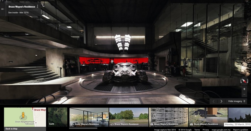 Google Street View Now Includes Bruce Wayne's Residence; And The ...