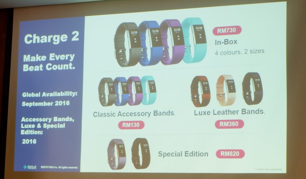 Fitbit Introduces New Fitbit Charge 2 And Fitbit Flex 2 - Lowyat.NET