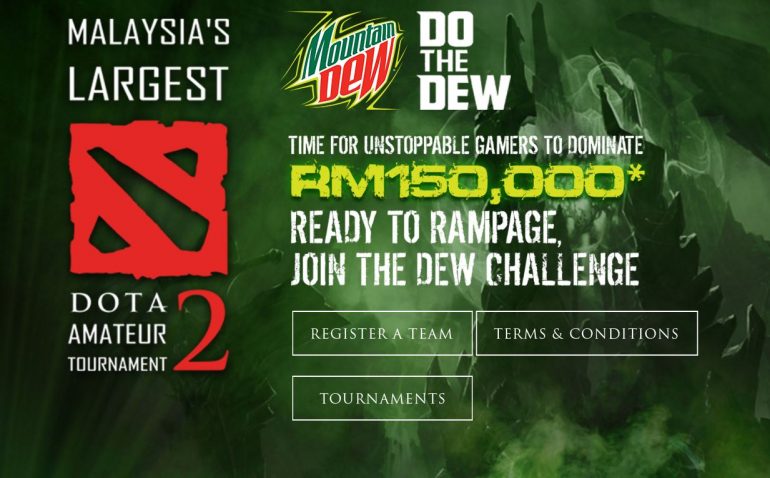 Mountain Dew Entices Malaysian Gamers with RM200,000 Prize Pool in 2016 ...
