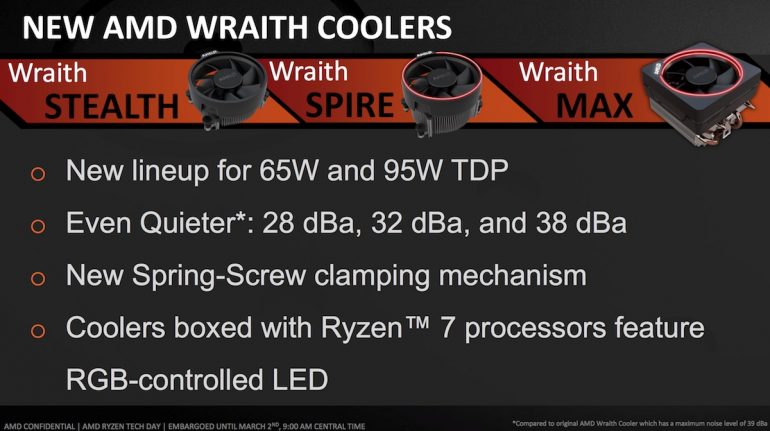 AMD’s New Stock CPU Coolers Detailed; Comes With RGB Lighting - Lowyat.NET