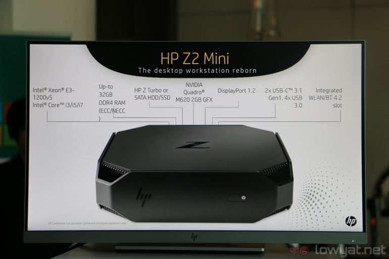 HP Introduces Z2 Mini & ZBook Studio Workstations in Malaysia - Lowyat.NET