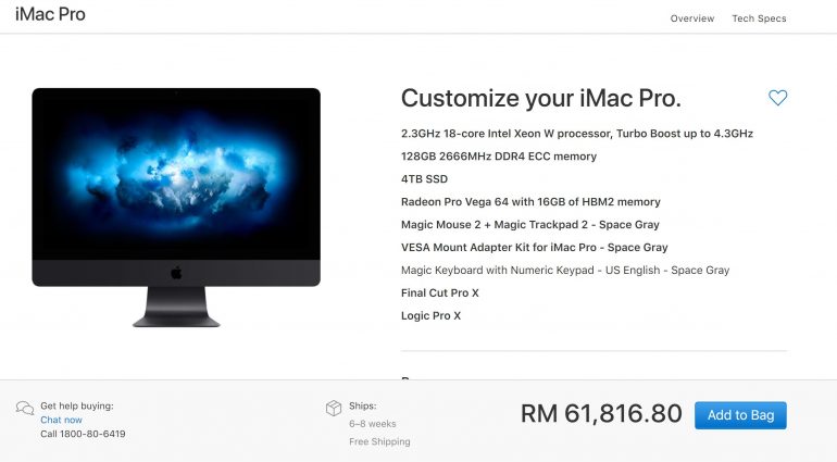 Apple iMac Pro Now Available in Malaysia, From RM20,999 - Lowyat.NET