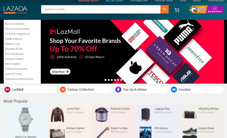 Lazada Malaysia Launches LazMall: Promises 100% Original Products And ...