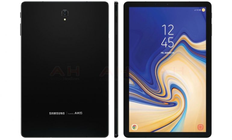 Leaked Renders Of Samsung Galaxy Tab S4 Show Tablet With Thinner Bezels ...