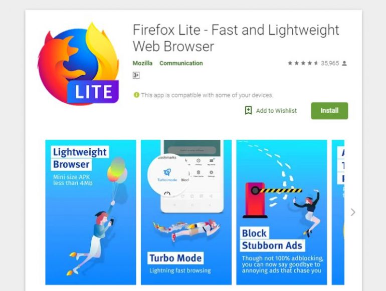 Mozilla Releases Firefox Lite; Lightweight And Lightning Fast Web Browser For Android OS ...