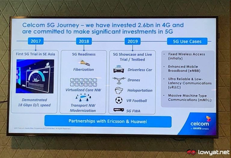 Celcom To Showcase 5G Network In Cyberjaya This April - Lowyat.NET
