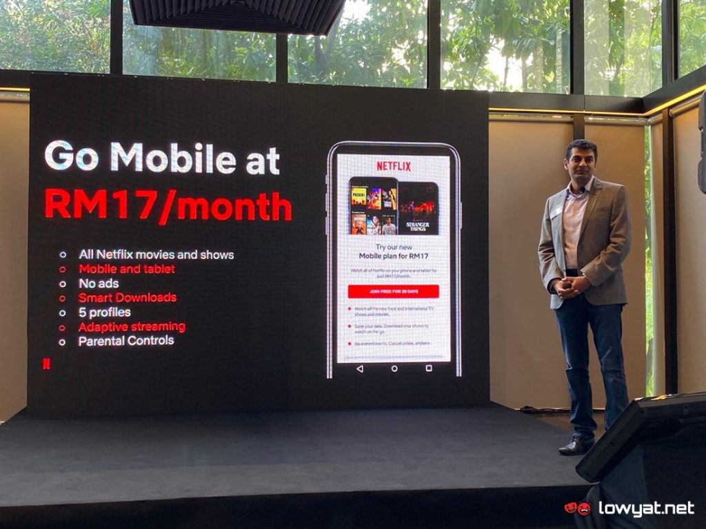 Netflix Mobile Plan Goes Official In Malaysia; Costs RM 17 Per Month ...