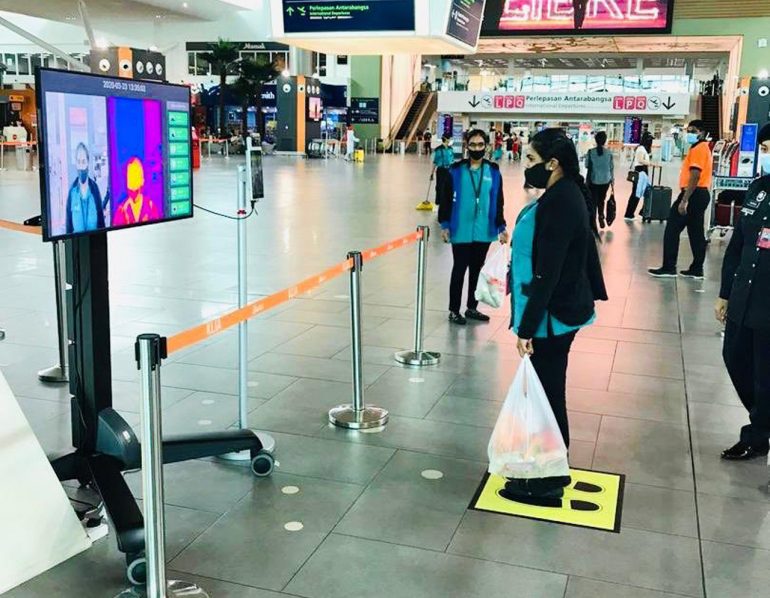 Thermal Scanners Now Installed At KLIA Terminal 1 And 2 Departure Halls ...
