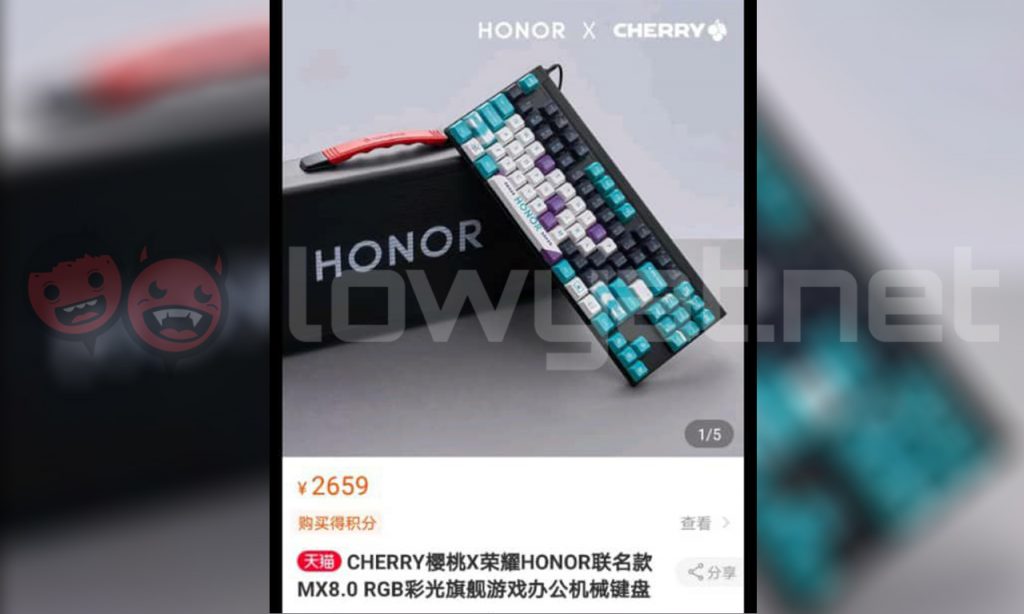 Honor And Cherry Launches New Mechanical Keyboard - Lowyat.NET