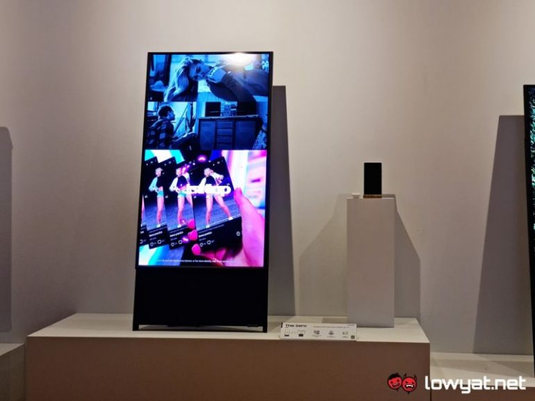 Samsung The Sero TV Hands On: A Fresh Design For The Fresh Crowd ...