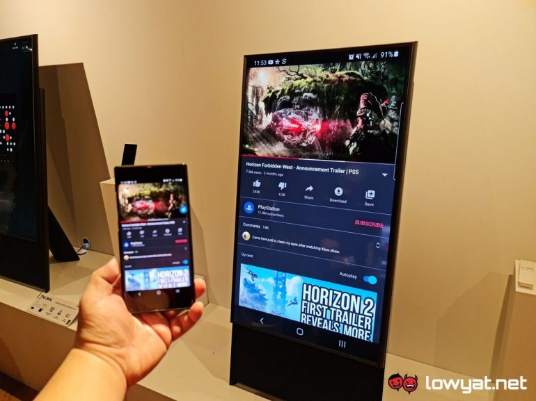 Samsung The Sero TV Hands On: A Fresh Design For The Fresh Crowd ...