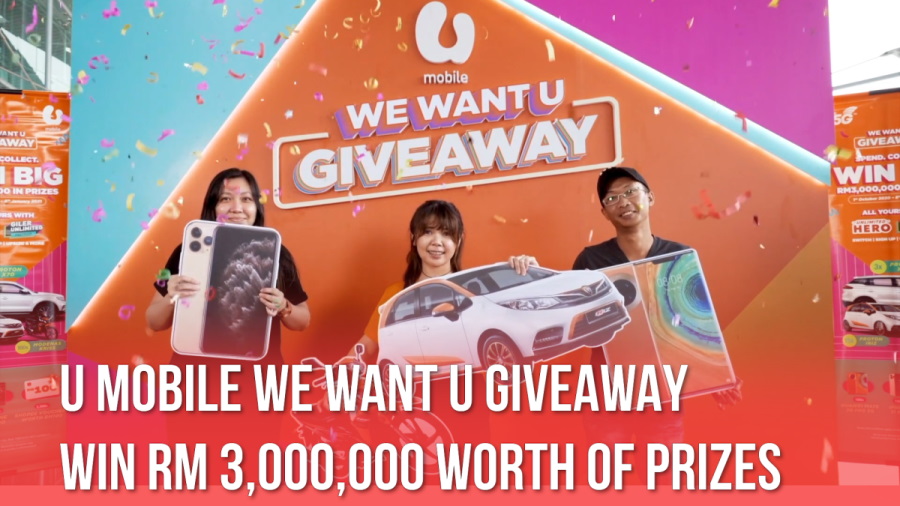 U Mobile We Want U Giveaway: This Is How You Can Win Cars, Bikes, and ...