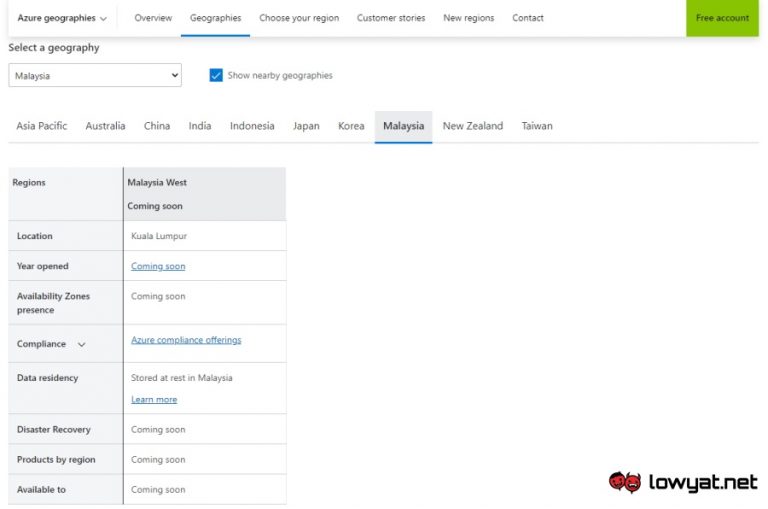 Microsoft Officially Announces Its Malaysian Data Centre Region - Lowyat.NET