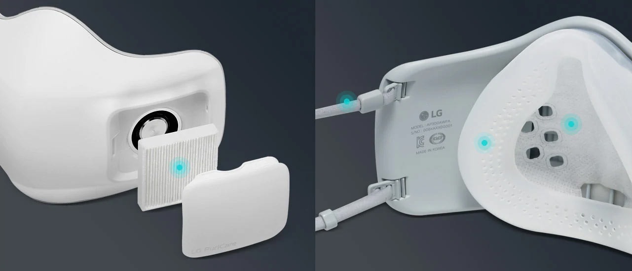 LG Will Update Its Puricare Air Purifier Mask With Mics And Speakers ...