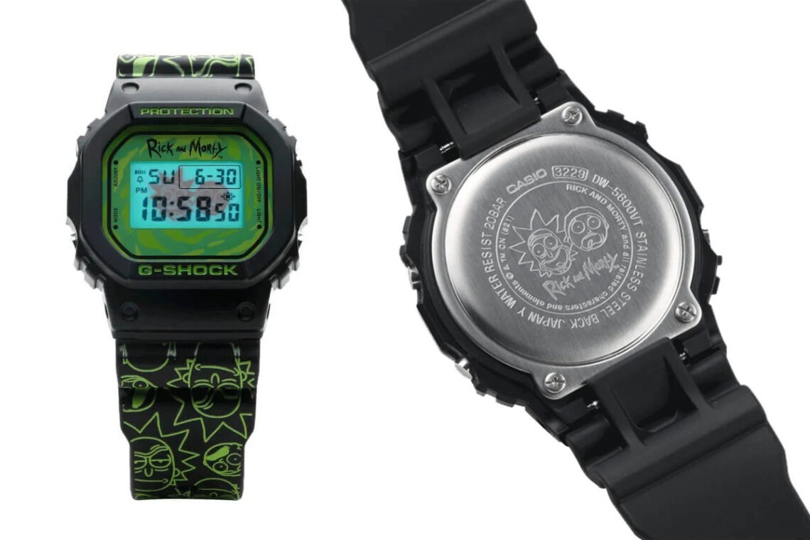 Casio Unveils Limited Edition Rick And Morty x G-Shock DW5600 Watch ...