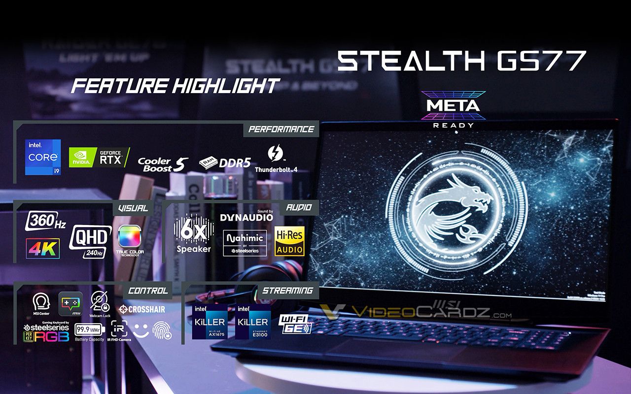 Alleged MSI GS77 Stealth With Intel 12th Gen CPU Leaks; Could Retail ...