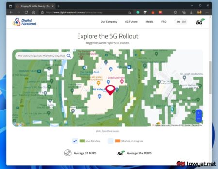 DNB 5G Coverage Map For Kuala Lumpur, Putrajaya, and Cyberjaya Is Now ...