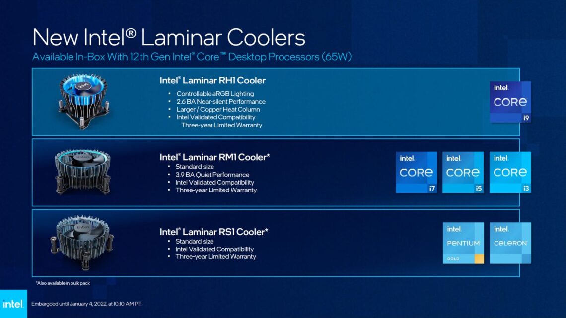 Intel Expands 12th Generation Desktop CPU Lineup And 600 Series Chipset ...