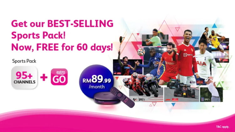 Get Hyped For An Epic Year of Sporting Events With Astro Sports Pack ...