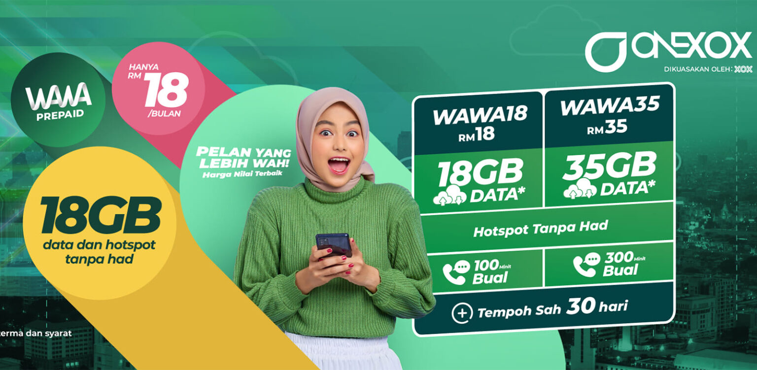 XOX Launches WAWA 18 And WAWA 35 Prepaid Plans; Starts From RM18 Per ...