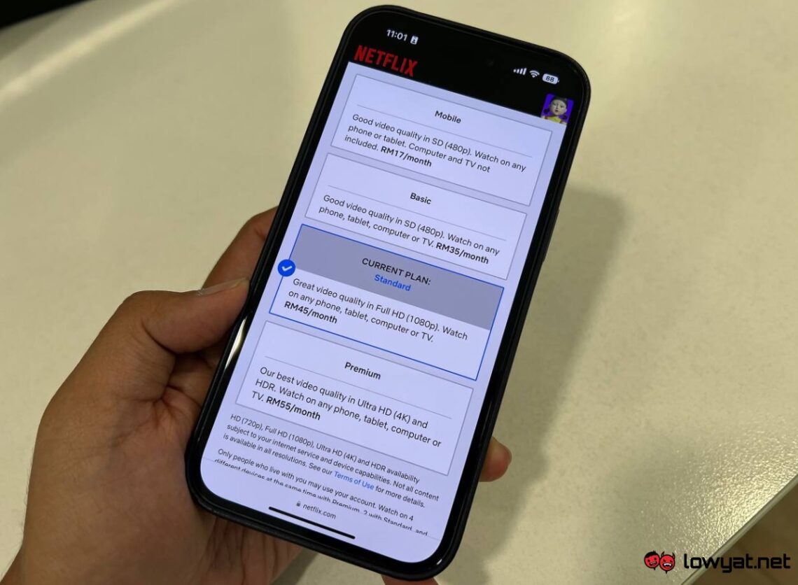 Netflix Basic Plan In Malaysia To Offer 720p HD Resolution Starting ...