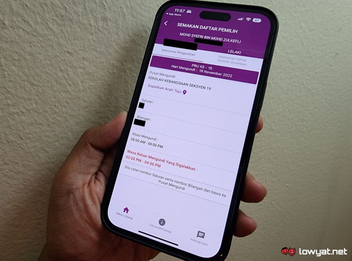 You Can Now Check GE15 Polling Station Via MySPR Semak - Lowyat.NET