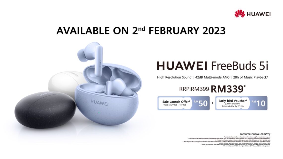 Huawei Freebuds 5i To Arrive In Malaysia At RM399 - Lowyat.NET