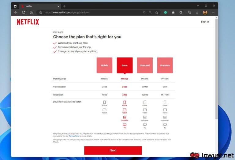 Netflix Slashes Basic Plan Price In Malaysia To RM28 Per Month - Lowyat.NET