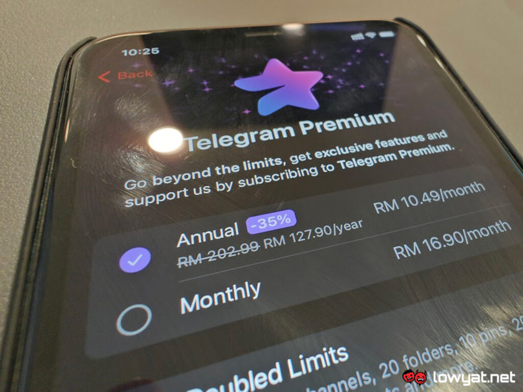 Telegram Premium Introduces Yearly Plan That Costs RM128 - Lowyat.NET