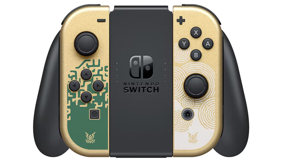 Nintendo Unveils Legend Of Zelda Tears Of The Kingdom Oled Switch