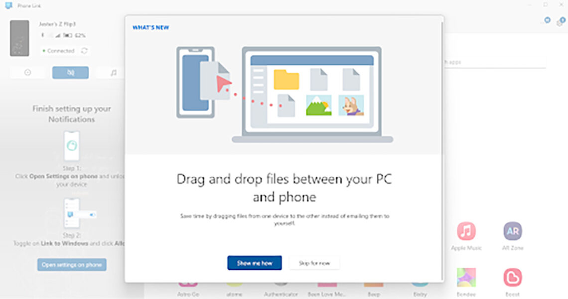 Link To Windows: Accessing Your Samsung Phone Via Your PC Has Never ...