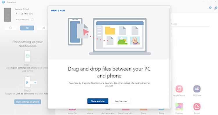 Link To Windows: Accessing Your Samsung Phone Via Your PC Has Never ...