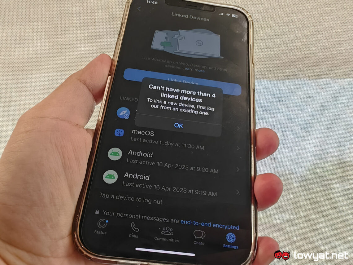 WhatsApp Now Lets You Use iPhones As Secondary Devices - Lowyat.NET