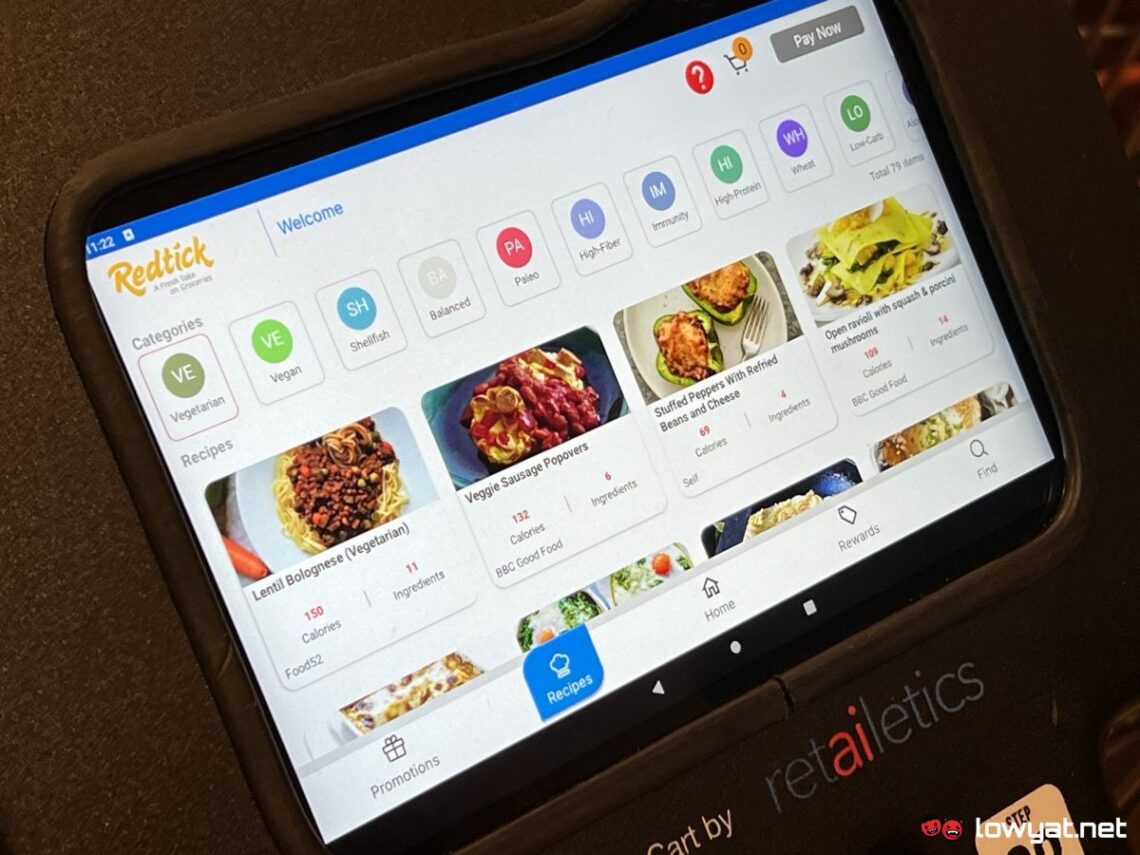 NanoMalaysia Debuts EzyCart Smart Shopping Carts At Redtick Supermarket ...