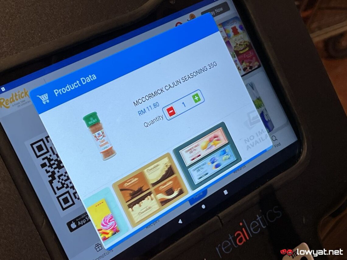 NanoMalaysia Debuts EzyCart Smart Shopping Carts At Redtick Supermarket ...