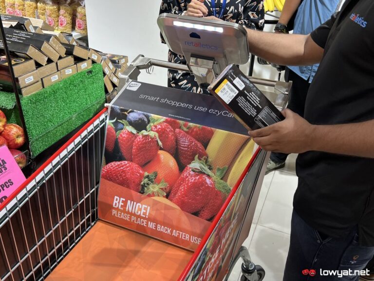 NanoMalaysia Debuts EzyCart Smart Shopping Carts At Redtick Supermarket ...