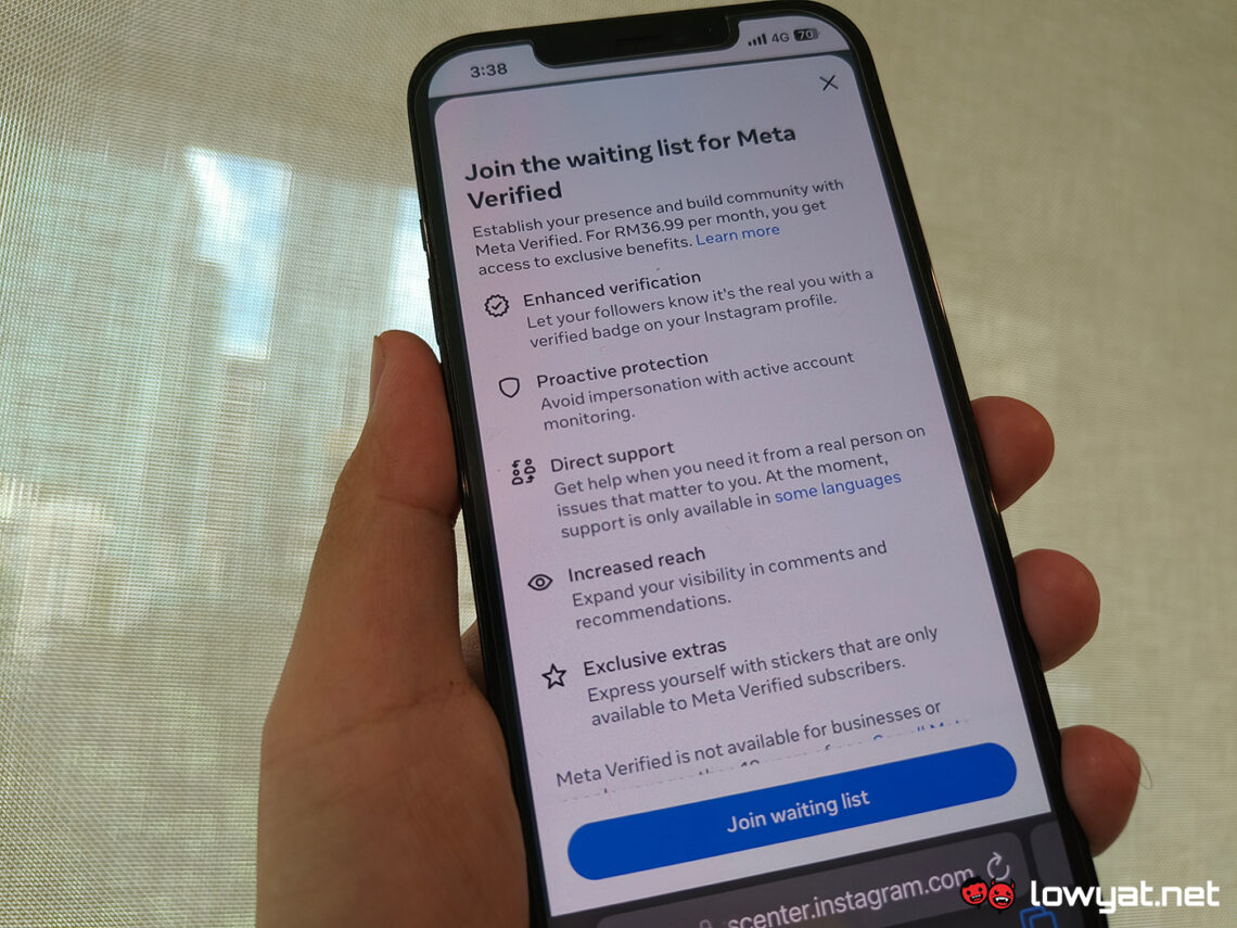 Meta Verified To Arrive In Malaysia From RM36.99 Per Month - Lowyat.NET