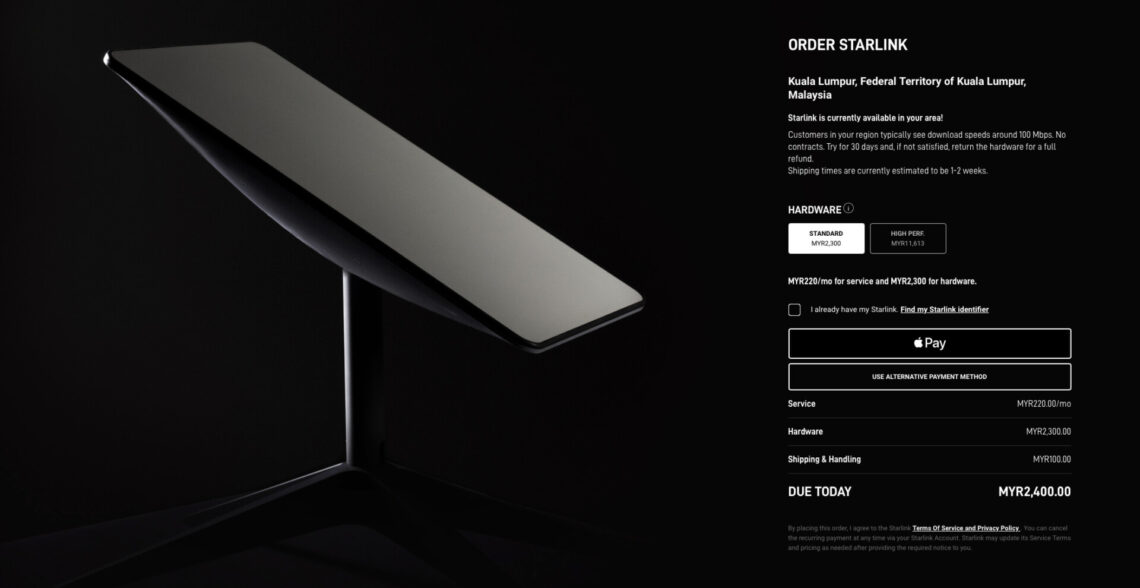 Starlink Now Available In Malaysia From RM220 Per Month - Lowyat.NET