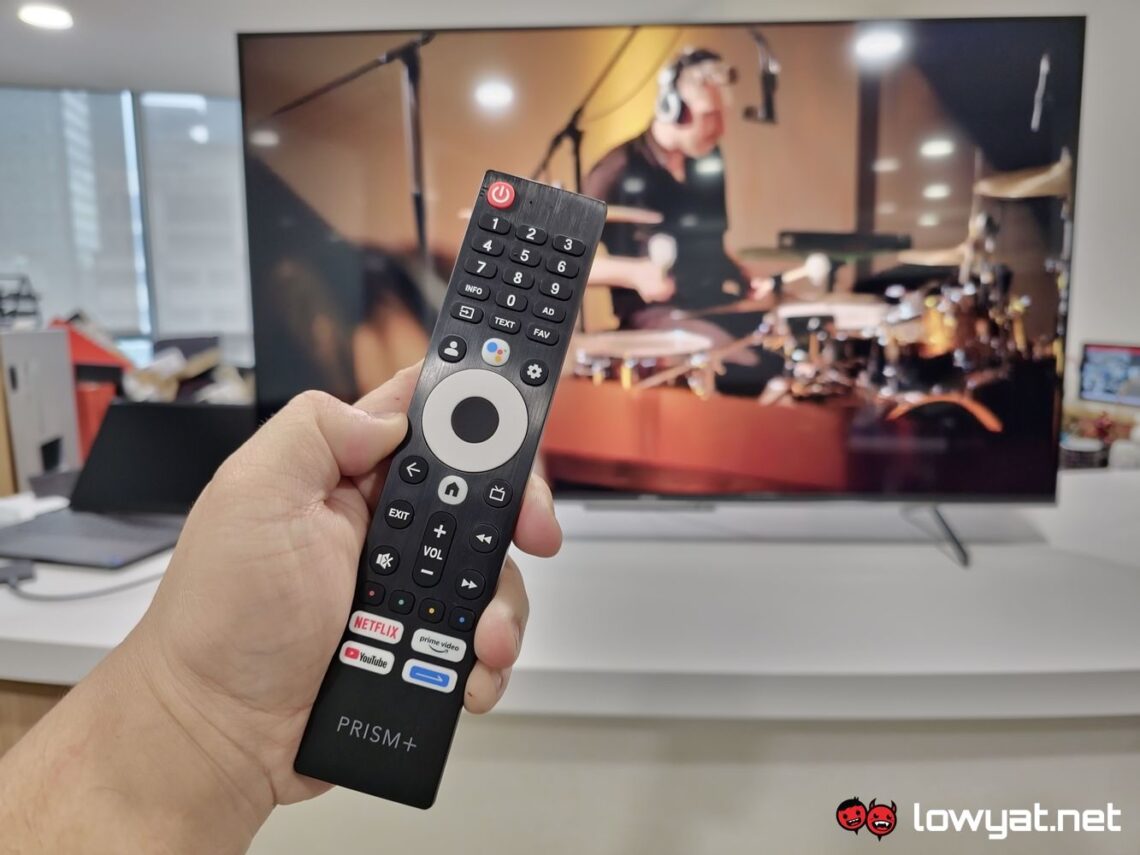 PRISM+ Q55 Ultra Lightning Review: 4K Google TV On A Budget - Lowyat.NET