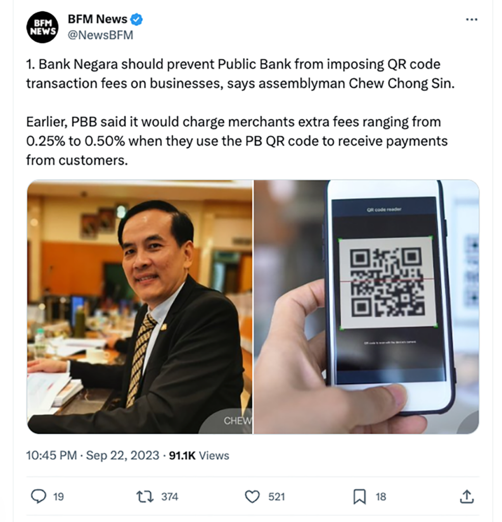 Report Claims Merchants Will Be Charged With Transaction Fees For Receiving DuitNow Payments ...