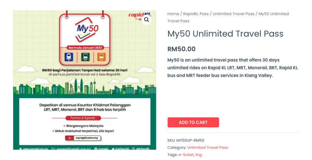 You Can Now Purchase My50 And MyCity Passes Online - Lowyat.NET