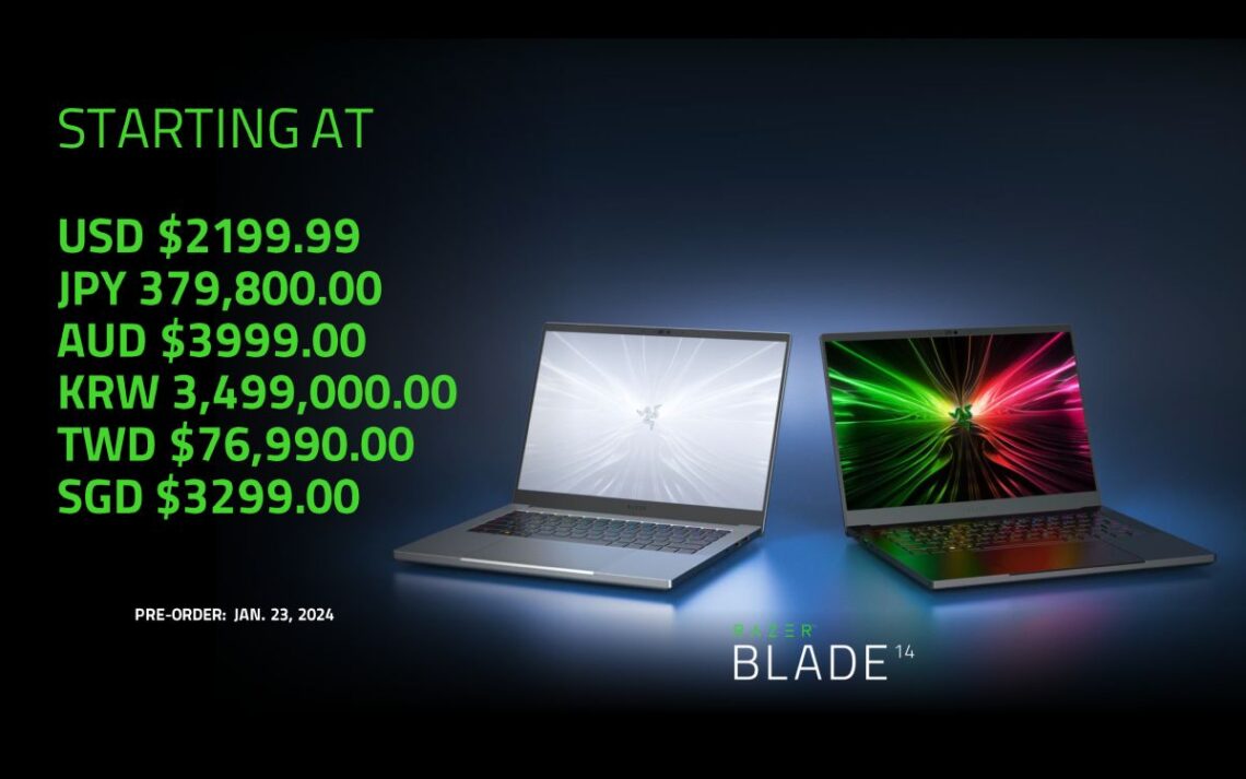 Razer Updates The Blade 14 With New AMD Ryzen 8000 Series Mobile CPU ...