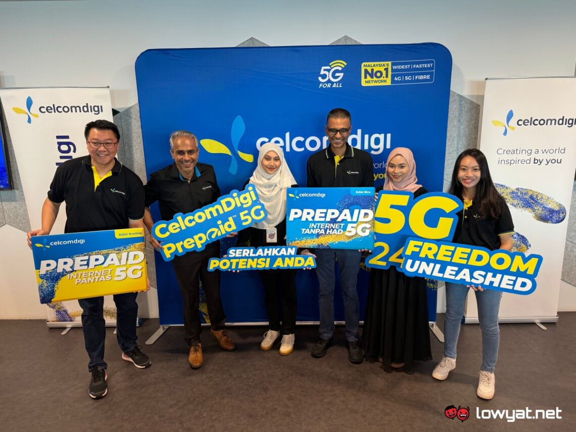 CelcomDigi Launches New 5G Prepaid Plans; Starts From RM25/month - Lowyat.NET