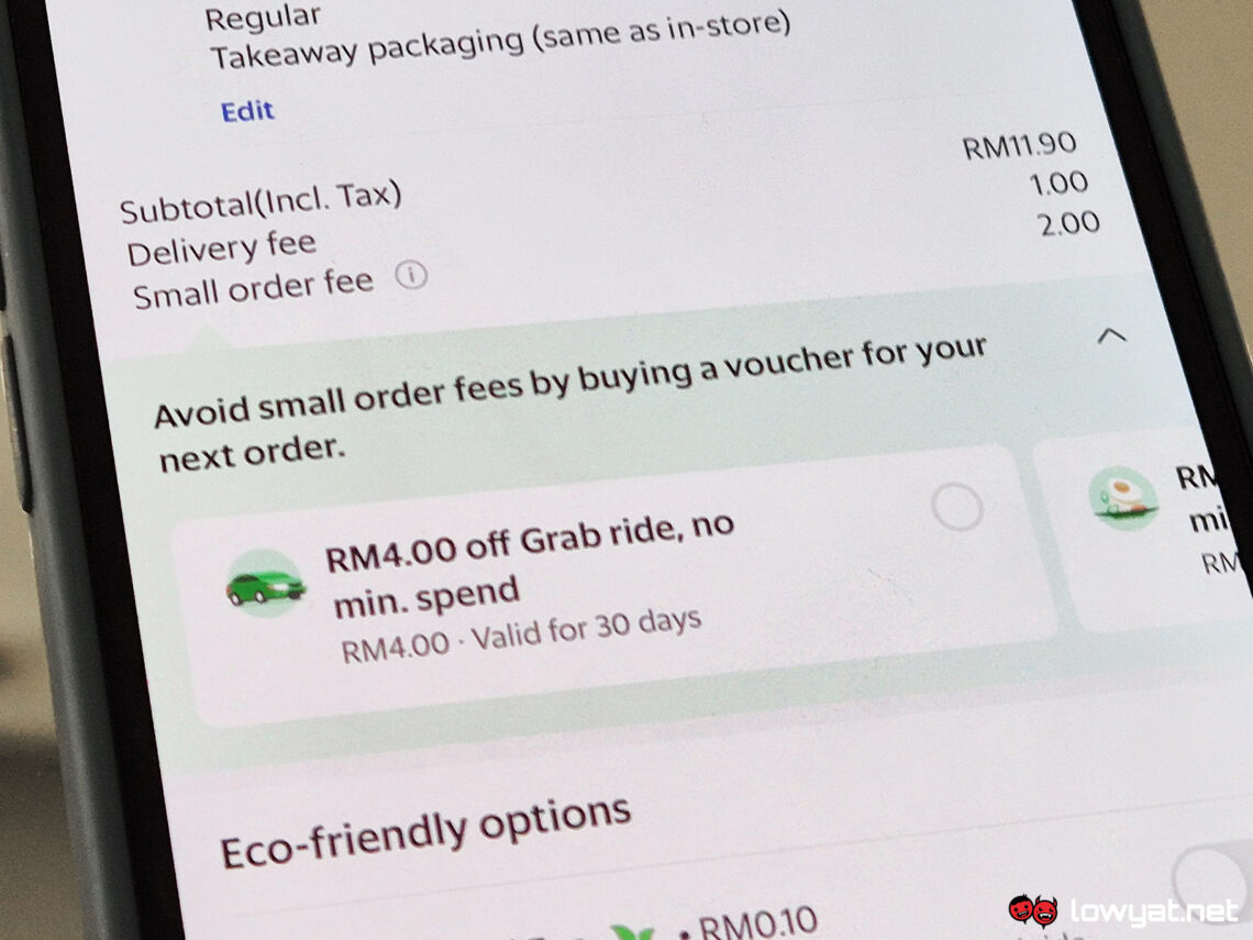 GrabFood Now Lets You Avoid Small Order Fees By Purchasing Vouchers ...