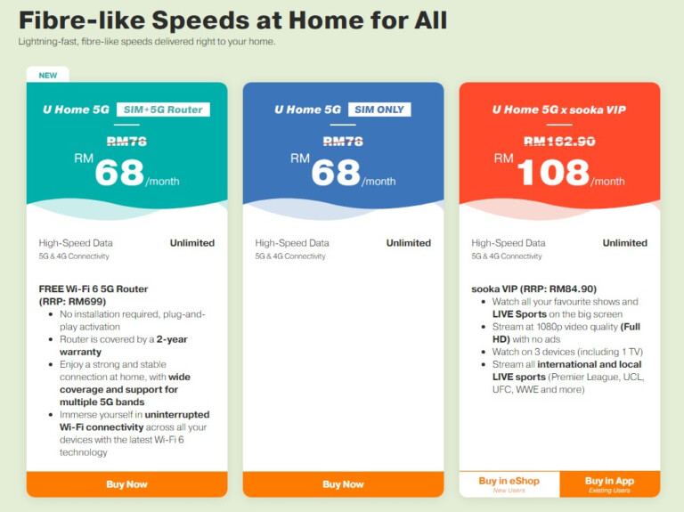 U Mobile Introduces New U Home 5G Bundle With Free Wi-Fi 6 5G Router ...
