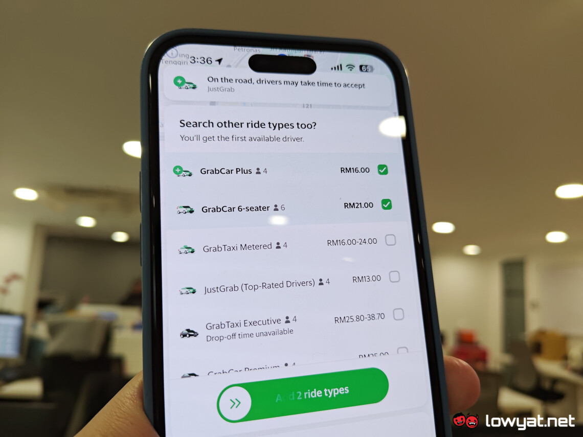 Grab Introduces New Feature That Lets You Book Multiple Types Of Rides ...