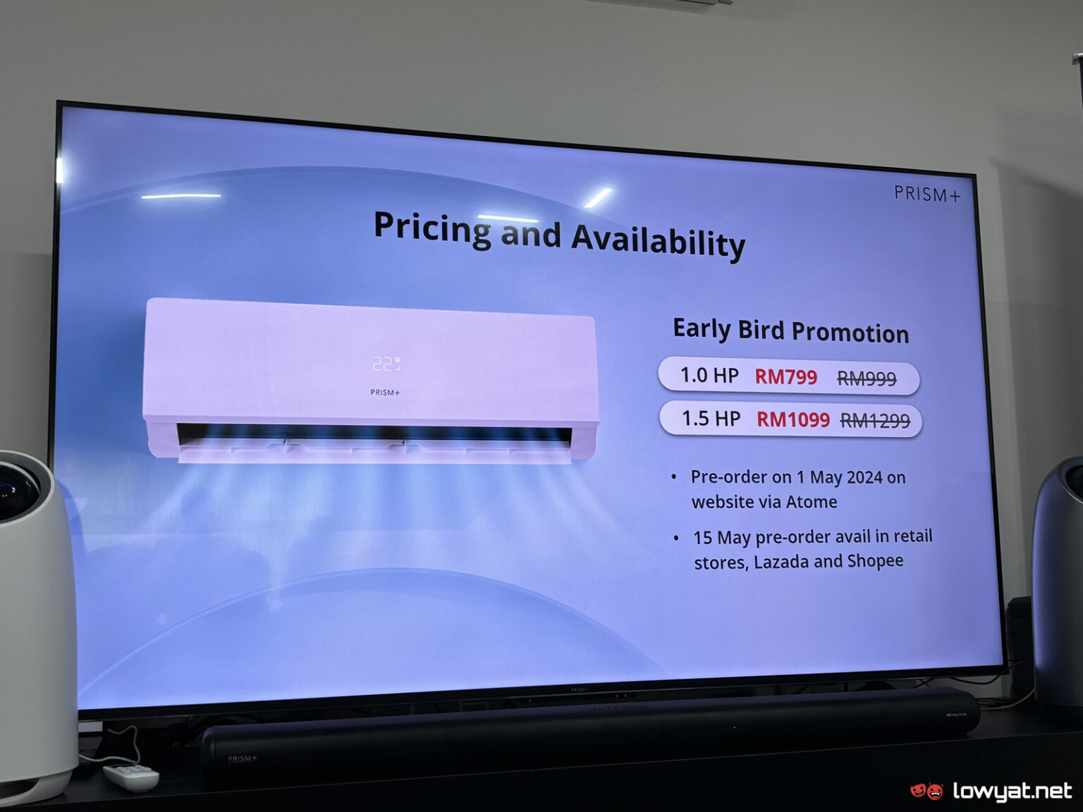 PRISM+ Introduces Luna Smart Air Conditioner; Starts From RM999 ...