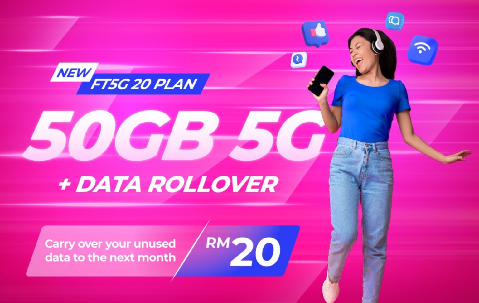 Yes 5G's New FT5G 20 Prepaid Lets You Carry Over Leftover Quota To The Next Month - Lowyat.NET
